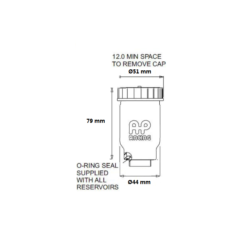 AP RACING FLUID RESERVOIR