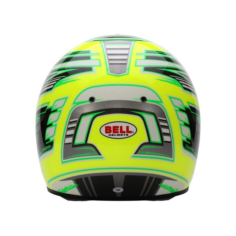 HELMET BELL KC7 CHAMPION YELLOW FIA CMR2016 SIZE 54